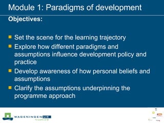 Programme Overview [1] | PPT