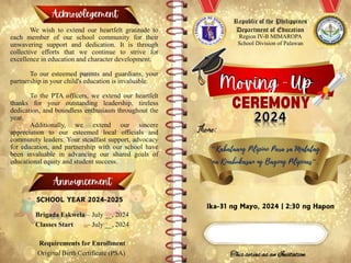 MOVING UP PROGRAMME FOR KINDERGARTEN - TAGALOG.pptx