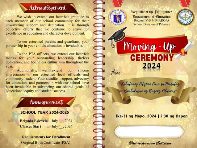 MOVING UP PROGRAMME FOR KINDERGARTEN - TAGALOG.pptx