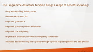 Programme Assurance | PPT