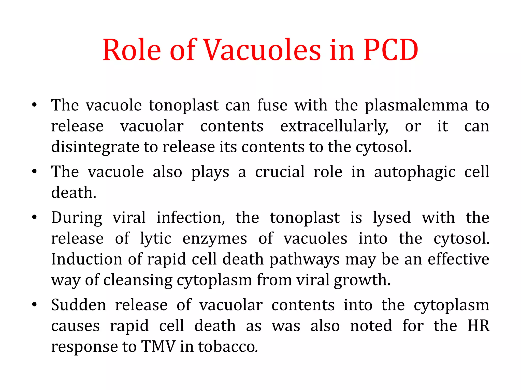 Programmed cell death (pcd) | PPTX