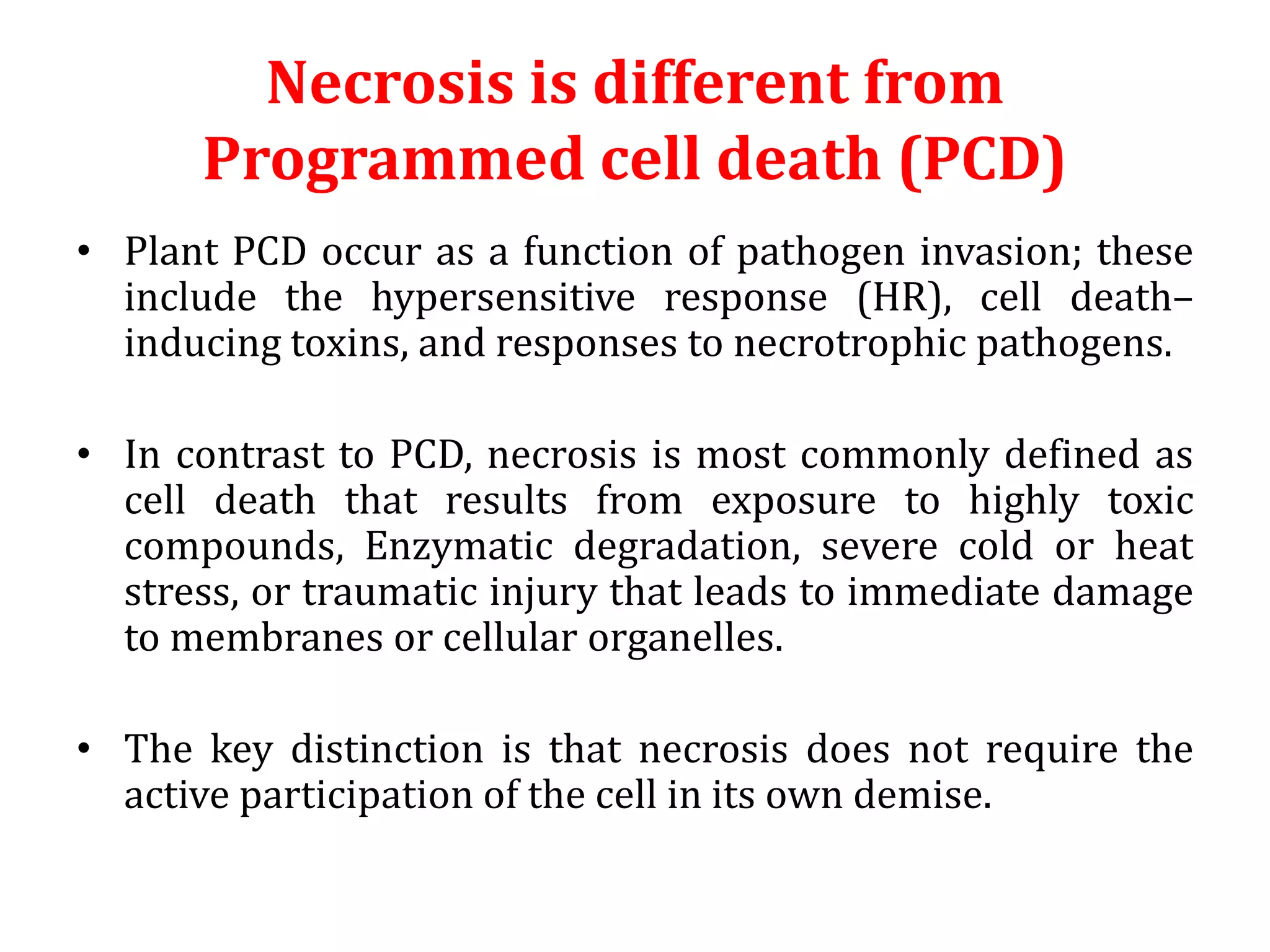 Programmed cell death (pcd) | PPTX