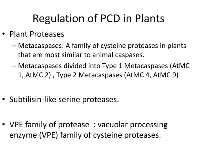 Programmed cell death (pcd) in plants | PPTX