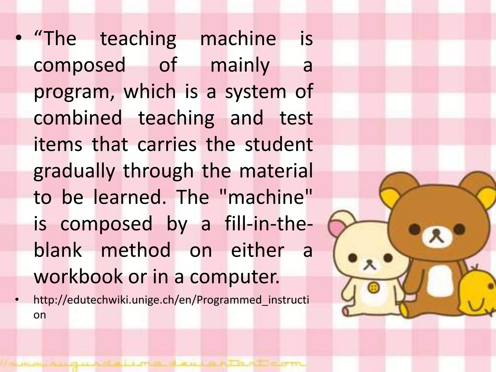 Programmed instruction | PPT