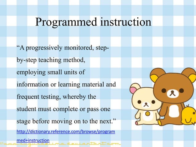 Programmed instruction | PPT