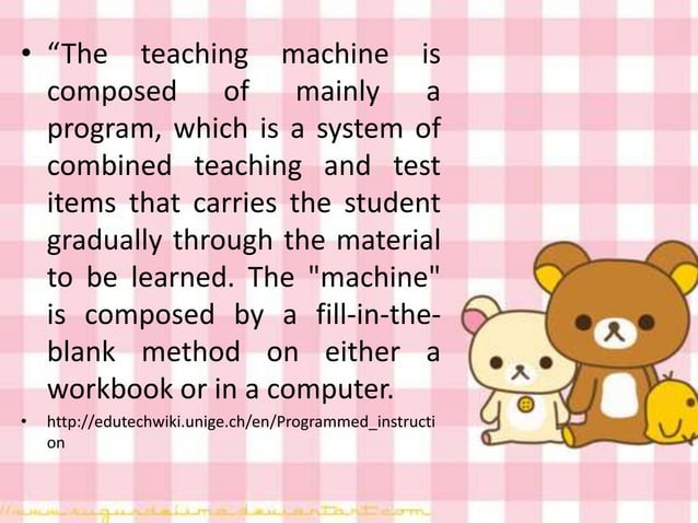 Programmed instruction | PPT