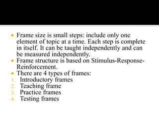 Programmed instruction | PPTX