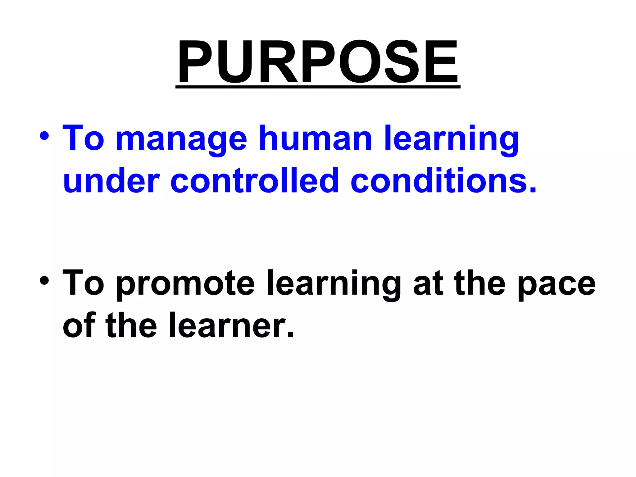 Programmed Instruction | PPT | Programming Languages | Computing