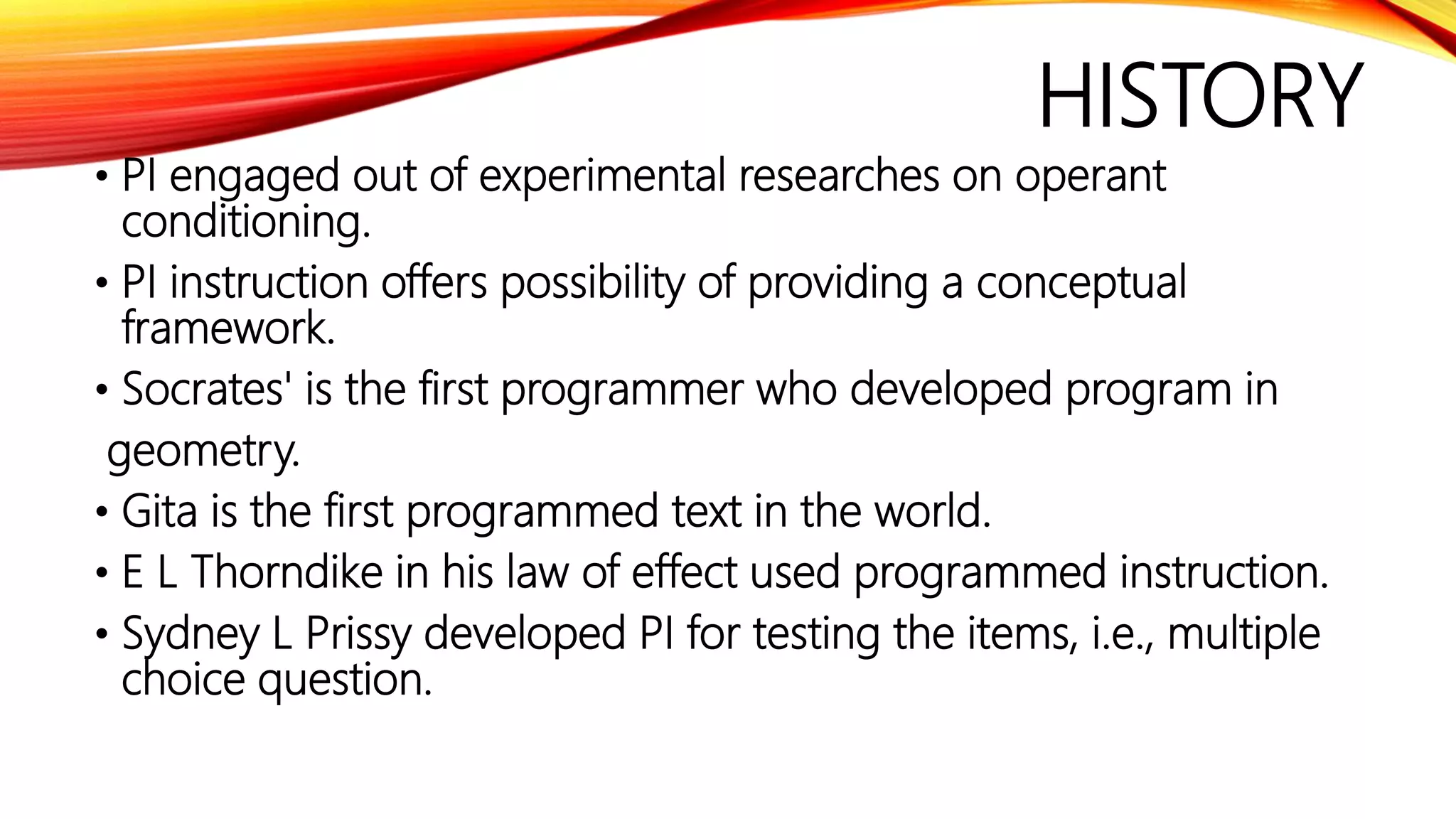 Programmed instruction | PPT