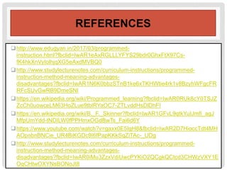 Programmed instruction | PPTX