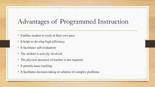 PROGRAMMED INSTRUCTION.................. | PPT