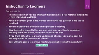 Programmed Instruction Dr. Umashree D K | PDF