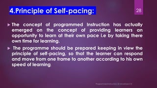 Programmed Instruction Dr. Umashree D K | PDF