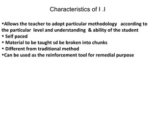 Programmed instruction ppt history | PPT