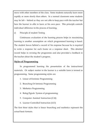 Programmed instruction1111 | DOCX