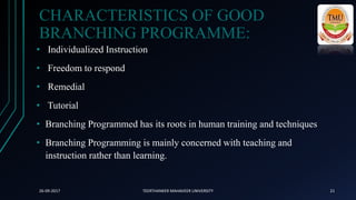 Programmed instruction in education | PPT | Free Download