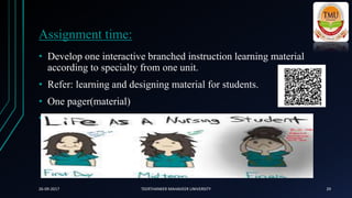 Programmed instruction in education | PPTX