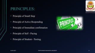 Programmed instruction in education | PPTX