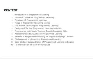 Programmed Learning in English Language . | PPTX