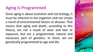 Programmed theories of aging | PPT | Endocrine and Metabolic Diseases ...