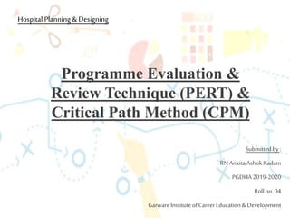 Programme evaluation & review technique (pert) | PPTX