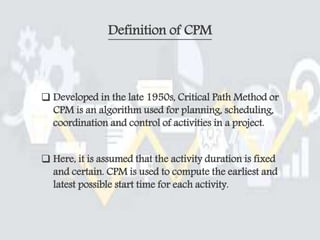 Programme evaluation & review technique (pert) | PPTX