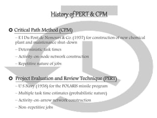 Programme evaluation & review technique (pert) | PPTX