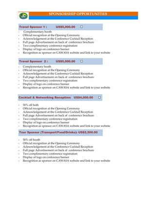 6th Caribbean Water Operators Conference 2019 - Programme of Activities ...