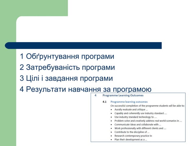 Programme handbook for students | PPT