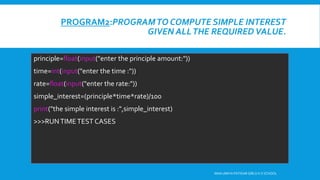 Python Programme list | PPT