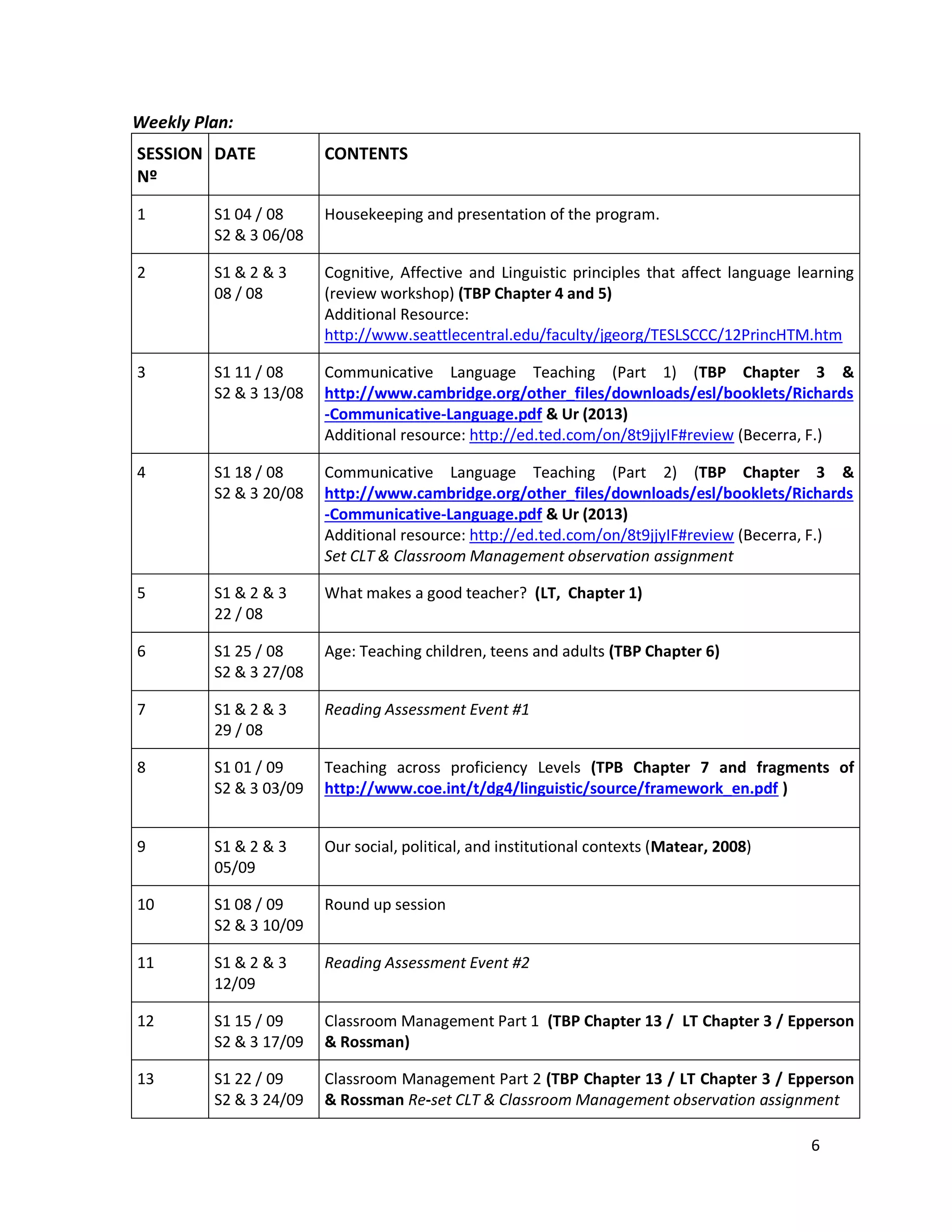 EFL Methodology I (pre-service teachers) | PDF | Education industry ...