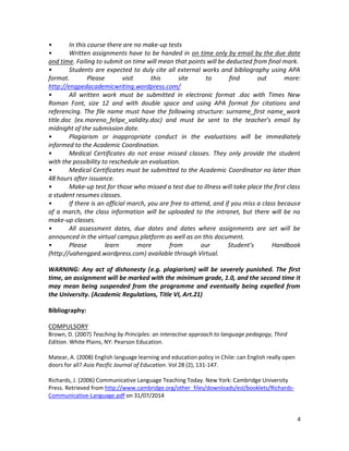 EFL Methodology I (pre-service teachers) | PDF