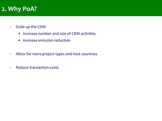 Programme of Activities (PoA's) | PPT