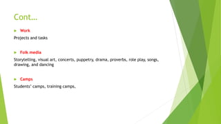 Programme planning in social group work | PPTX