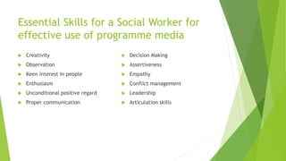 Programme planning in social group work | PPTX