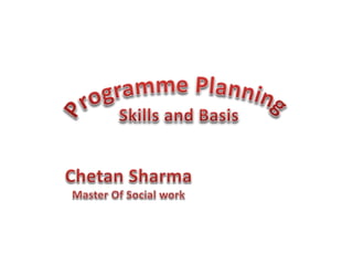 Programme planning skills and basis | PPTX | Business | Business and ...