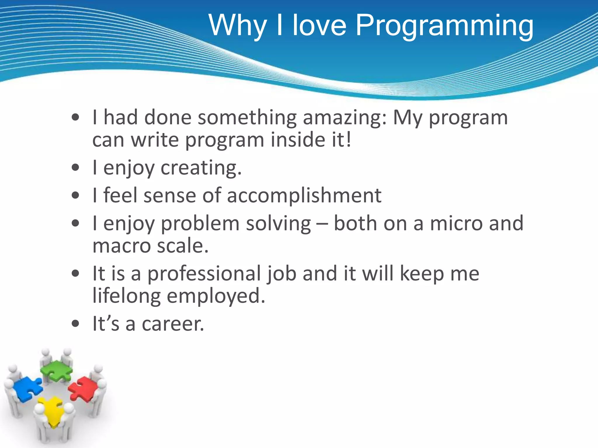 Be a passionate Programmer! | PPT