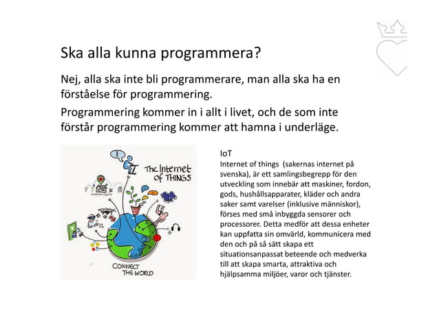 Programmering för yngre elever | PPT