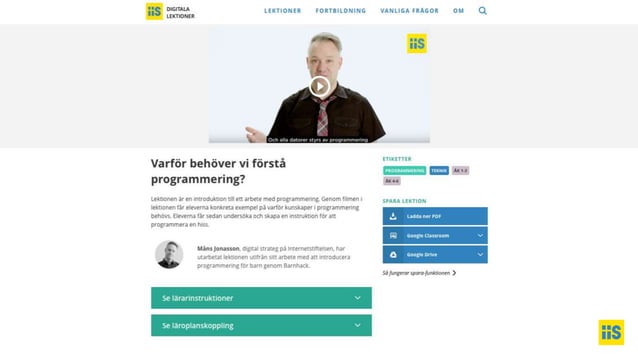 Programmering digitalalektioner.se | Programming Languages | Computing