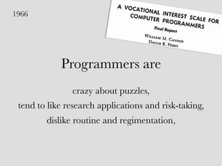 A programmer is... | PDF