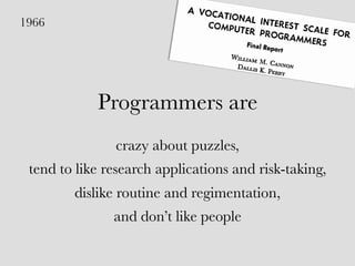 A programmer is... | PDF