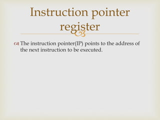 Programmers model of 8086 | PPTX