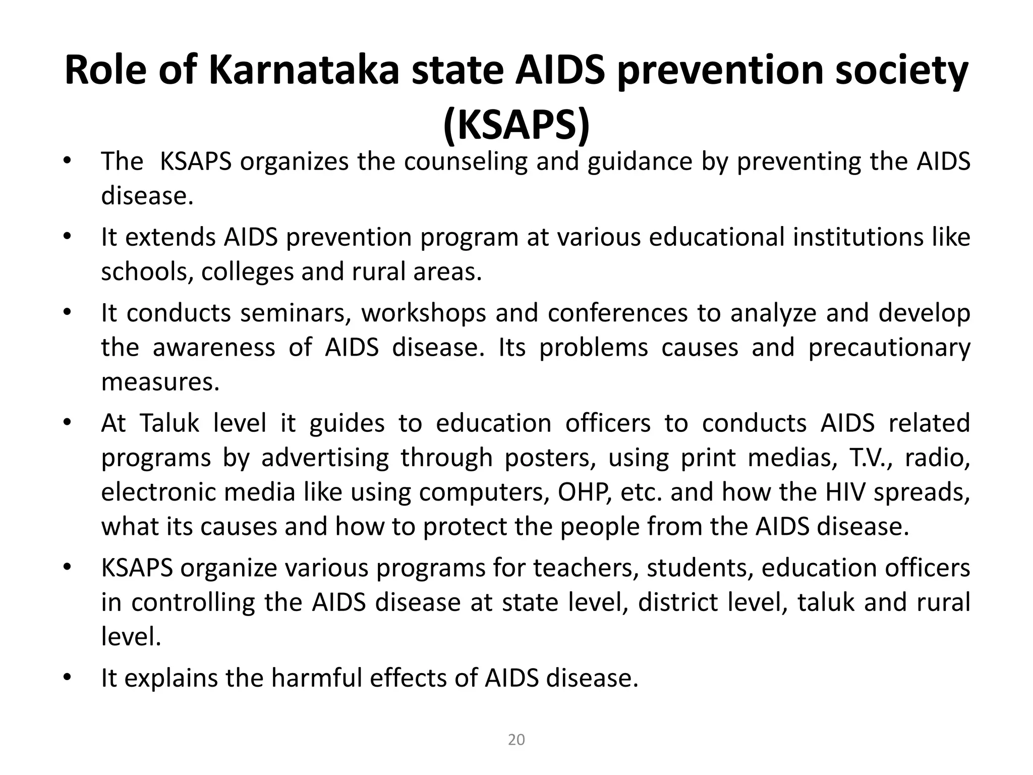 Programmes & strategies to create awareness & responsible behaviour on ...