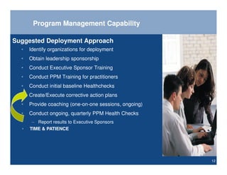Program Mgmt Overview | PDF | Business | Business and Finance
