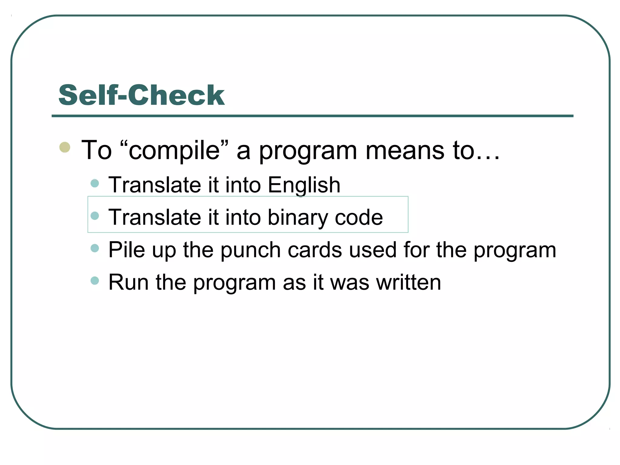 Programming | PPT