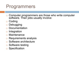 Programming | PPT