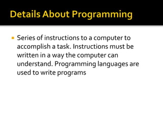 Programming | PPTX