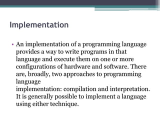 Computer Programming | PPTX