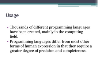 Computer Programming | PPTX