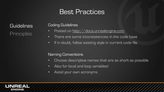 West Coast DevCon 2014: Programming in UE4 - A Quick Orientation for Coders | PPT